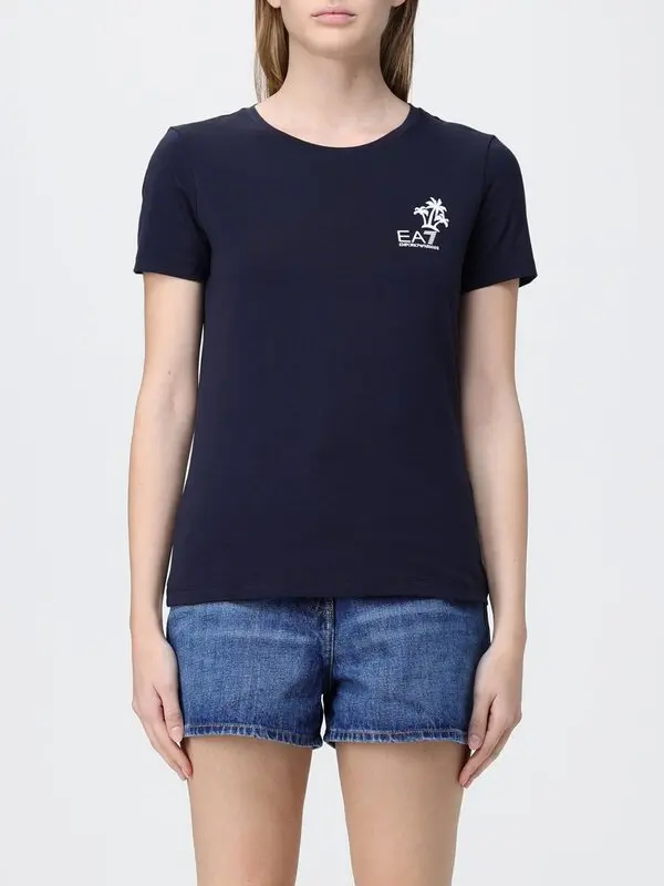 EA7 T-shirt With Graphic Detail - Blue