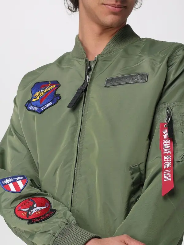 Alpha Industries Nylon Bomber Jacket