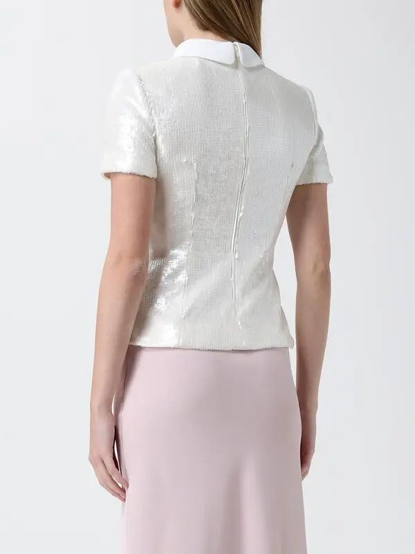 SELF-PORTRAIT Sequin Embroidered Short Sleeve Jacket
