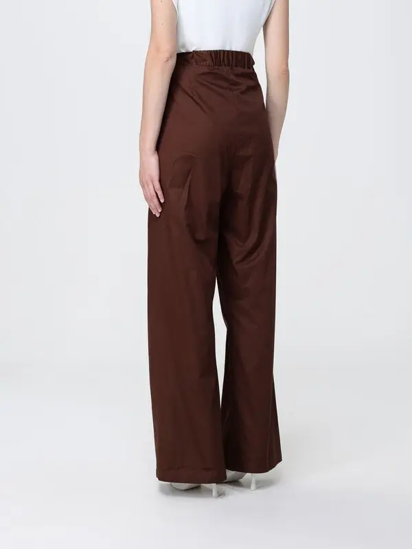 HANITA Wide-leg Tailored Trousers - Ebony