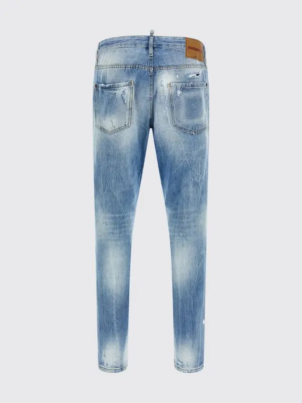 Dsquared2 Distressed Slim Fit Jeans - Denim