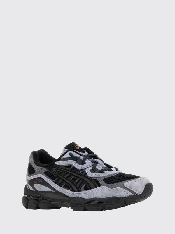 Asics Gel-nyc Suede And Mesh Sneakers - Black