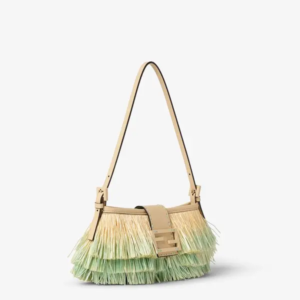 Fendi Baby B. Raffia Bag