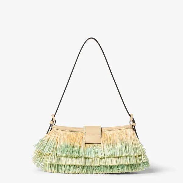 Fendi Baby B. Raffia Bag