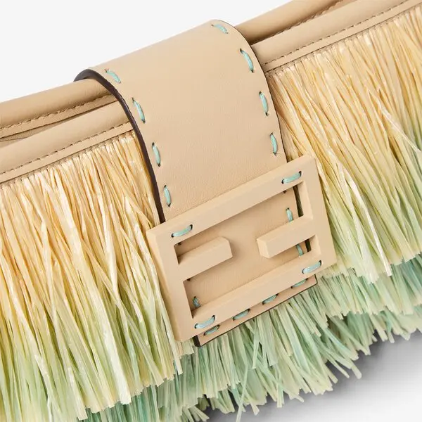 Fendi Baby B. Raffia Bag