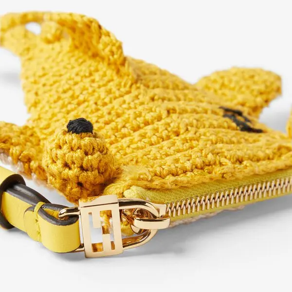 Fendi Bff Coin Case - Yellow