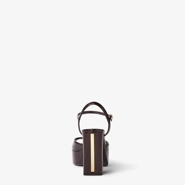 Fendi Arco" Platform Sandals - Brown