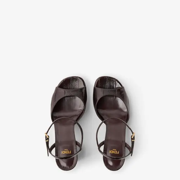 Fendi Arco" Platform Sandals - Brown