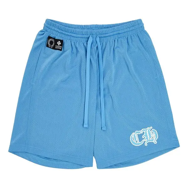 Chrome Hearts Mesh Varsity Shorts - Blue