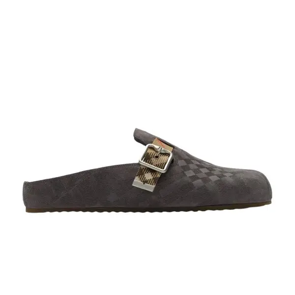 Burberry Urchin Shoe With Buckled Strap - Blue