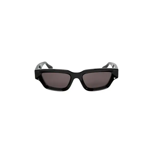 Bottega Veneta Rectangular Squared Sunglasses - Black