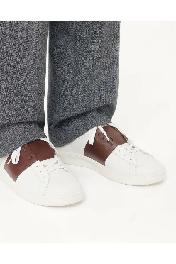 Valentino Garavani Open Royco Nappa Calfskin Sneakers - Brown