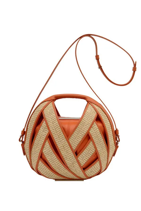 Perrin Le Petit Panier Raffia Basket - Silver