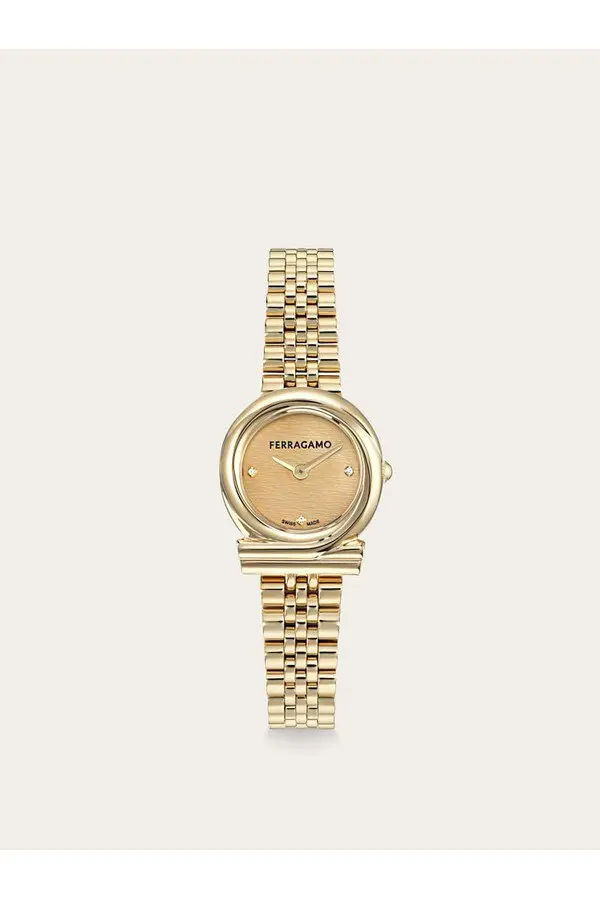 FERRAGAMO Gancini Twisted Watch - Gold