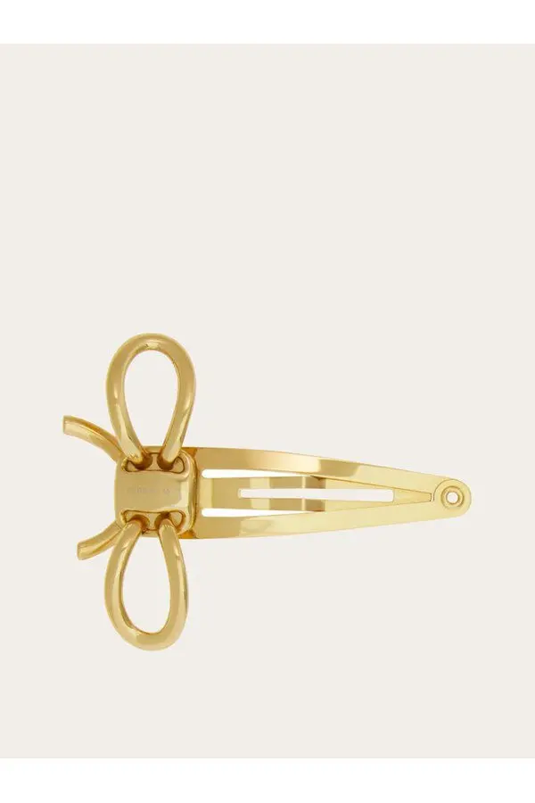 FERRAGAMO Vara Bow Hair Clip - Gold