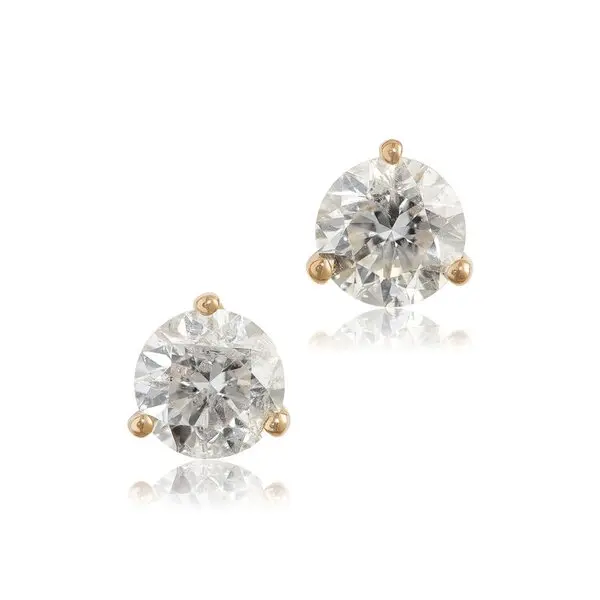 Benbridge Diamond Studs, 14k Yellow Gold - H-j