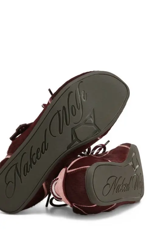 NAKED WOLFE Soul Sneakers - Wine