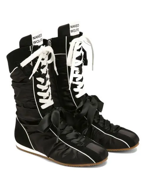 NAKED WOLFE Extreme Boxing Boots - Black