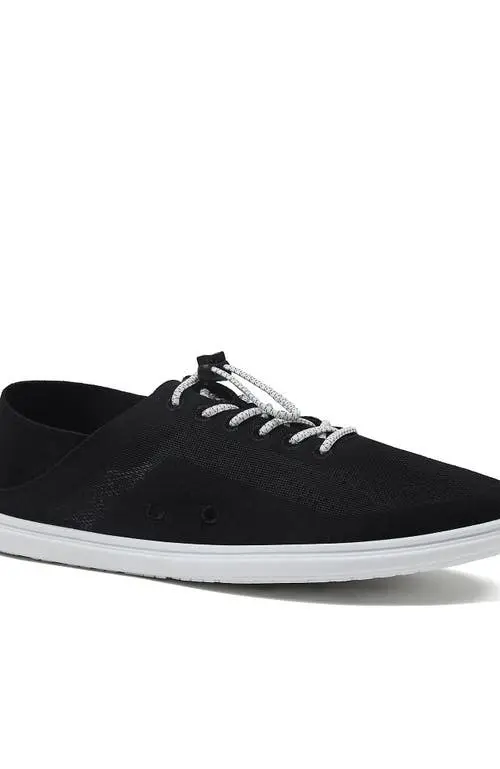 LANDS' END Water-friendly Lace-up Sneakers - Black