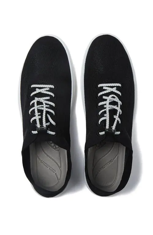 LANDS' END Water-friendly Lace-up Sneakers - Black