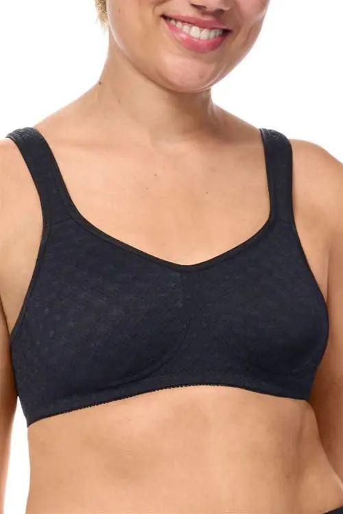 AMOENA Tiana Wire-free Bra - Black