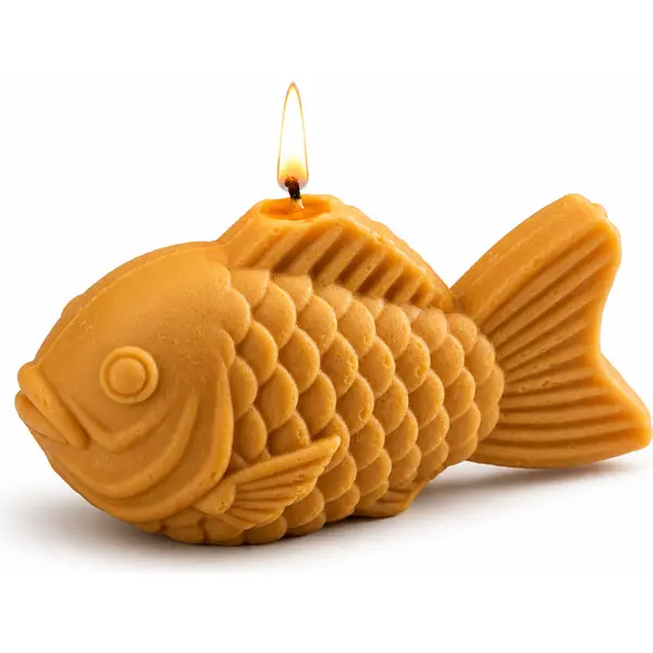 SOUTHLAKE GIFTS Taiyaki Candle - Golden Brown