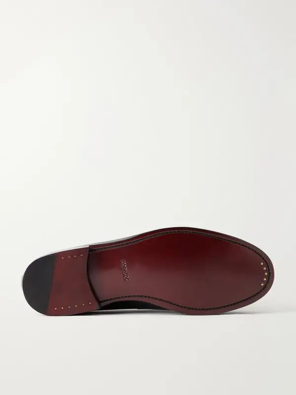 MORJAS Leather Horsebit Loafers - Brown