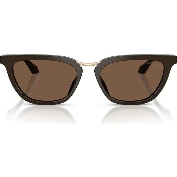 ARMANI Giorgio Butterfly Sunglasses - Brown/brown
