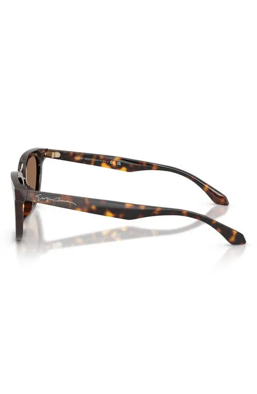 ARMANI Giorgio Butterfly Sunglasses - Havana/dark Brown