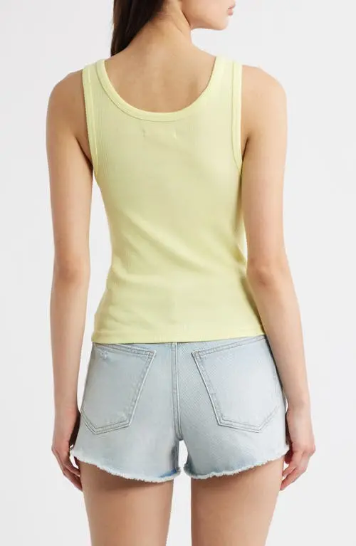 Rip Curl Graphic Cropped Tank - Pale Yellow