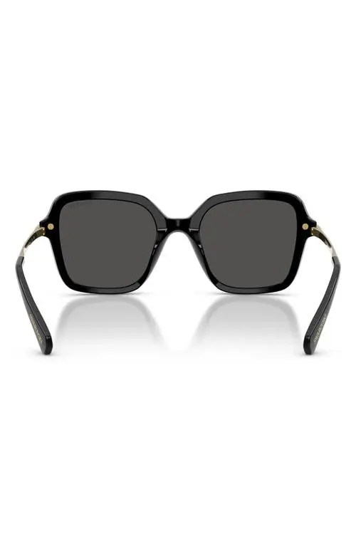SWAROVSKI Embellished Irregular Sunglasses - Black/dark Grey