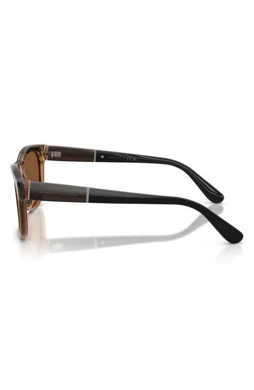 Brunello Cucinelli Polarized Pillow Sunglasses