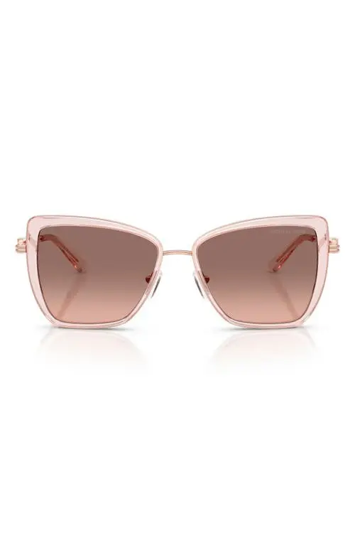 Michael Kors Sea Island Gradient Butterfly Sunglasses - Raspberry/grey Black