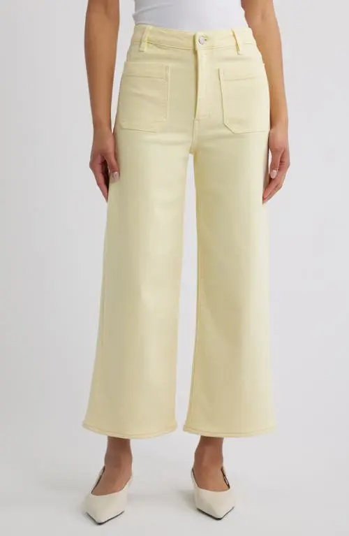 FRAME High Waist Patch Pocket Crop Jeans