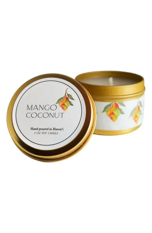 JULES & GEM HAWAII Scented Soy Wax Candle - Mango Coconut