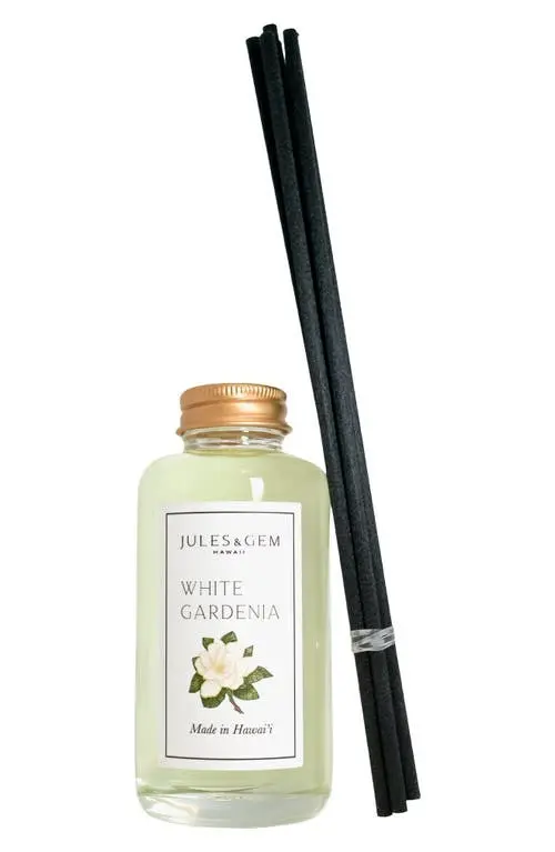 JULES & GEM HAWAII Reed Diffuser - White Gardenia