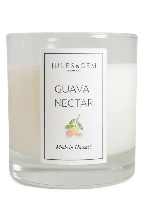 JULES & GEM HAWAII Scented Soy Wax Candle - Guava Nectar