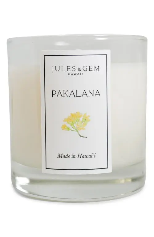JULES & GEM HAWAII Scented Soy Wax Candle - Pakalana