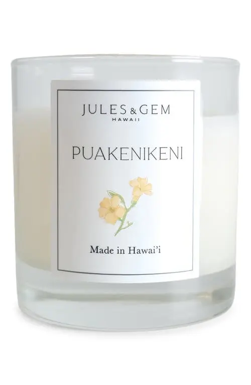 JULES & GEM HAWAII Scented Soy Wax Candle - Puakenikeni