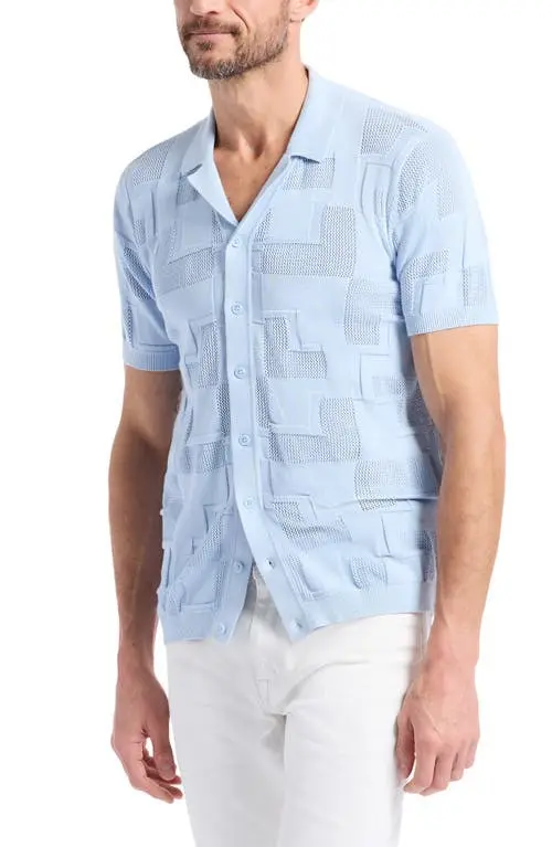 Robert Graham Drayford Cotton Button-up Sweater