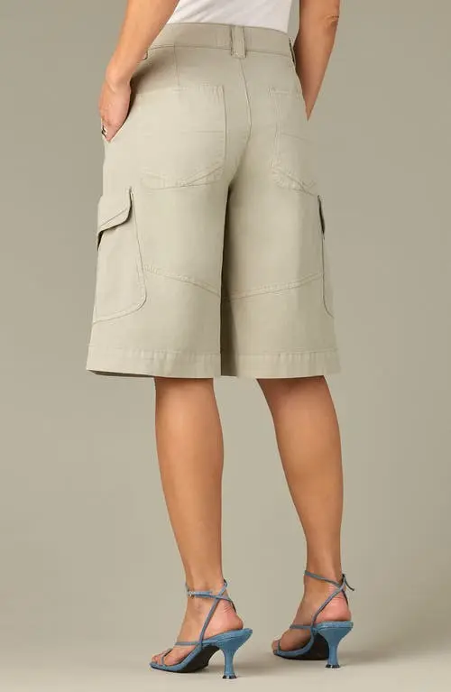 Wit & Wisdom Skyrise Cargo Bermuda Shorts - Eucalyptus