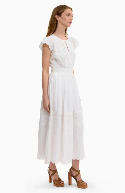 Rebecca Taylor Sabine Midi Dress - Ivory