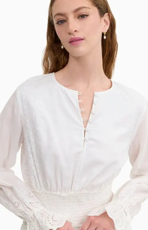 Rebecca Taylor Sabine Mini Dress - Ivory