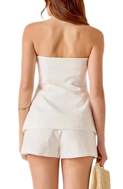 MARSY Long Strapless Top