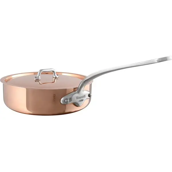 MAUVIEL M'3 S 3.2-qt Saute Pan With Lid