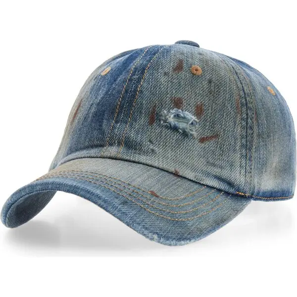 Acne Studios Carliy Trafalgar Baseball Cap - Mid Blue