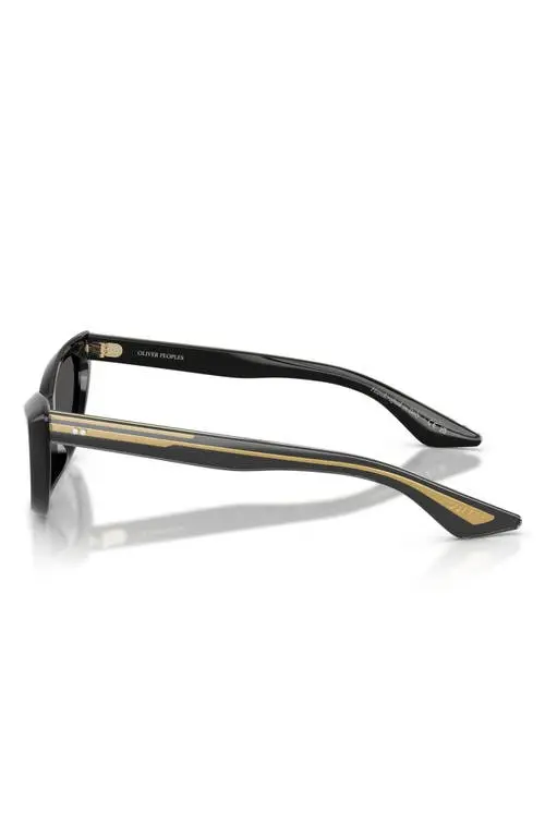 Oliver Spencer Cat Eye Sunglasses - Black/grey