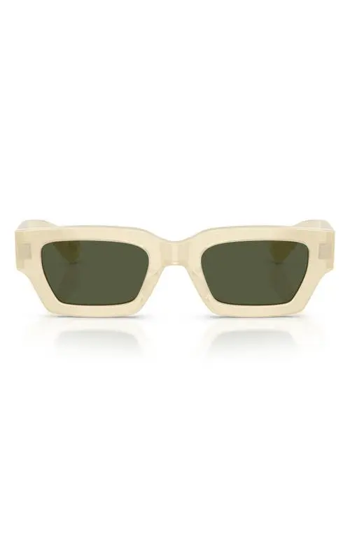 Oliver Spencer Jil Sander Edition 6 Rectangular Sunglasses - Butterscotch