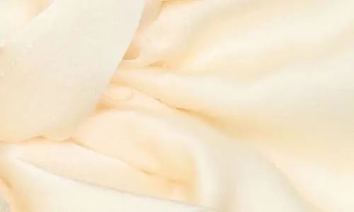 NATASHA Oversize Satin Scrunchie - Ivory