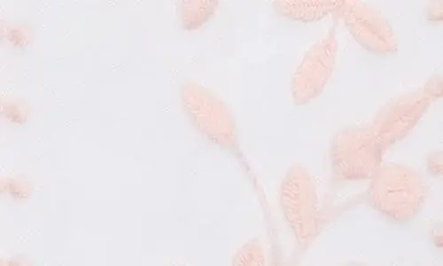 NATASHA Leaf Embroidered Lace Bow Barrette